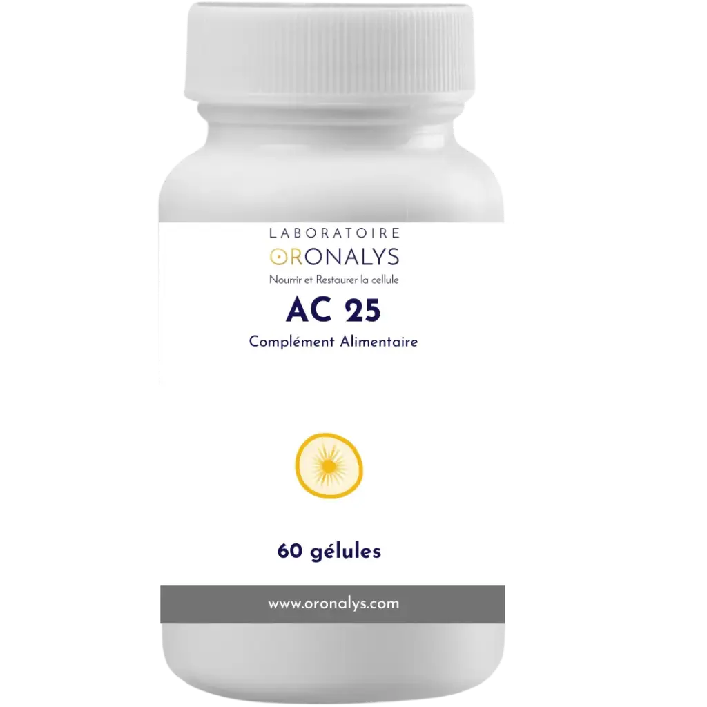 AC 25 60 capsules | Oronalys